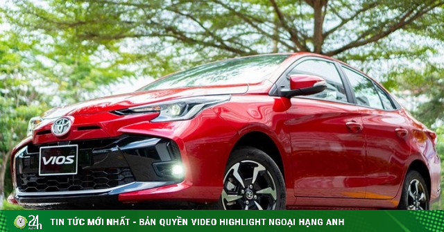 Giá xe Toyota Vios tháng 10/2024, lăn bánh giảm 50% phí trước bạ