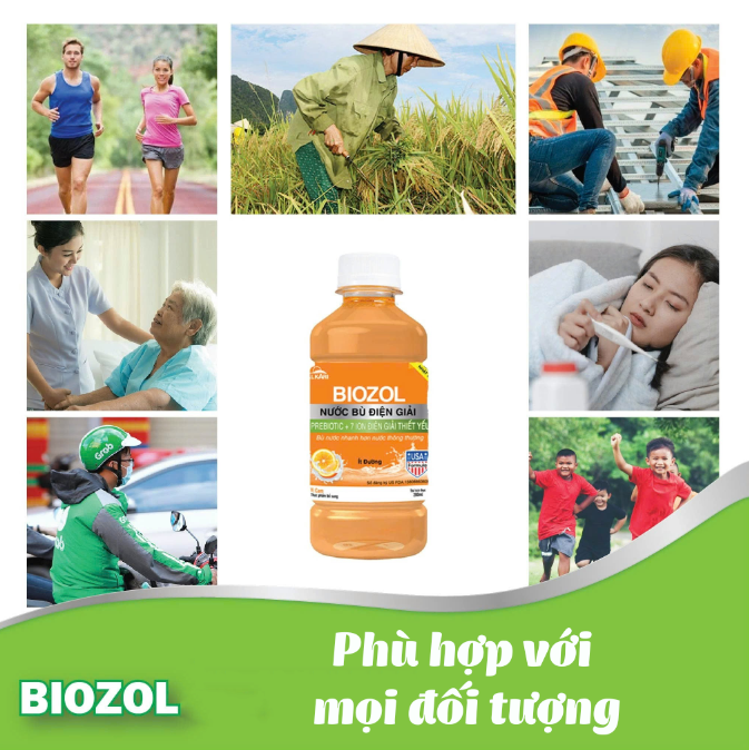 Nước bù điện giải BIOZOL: Xu hướng nước uống vừa giải khát vừa giúp ...