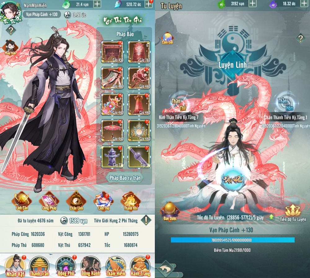 Thất Nghiệp Tu Tiên Đi - Vplay đem đến làn gió mới cho thể loại game tu tiên tại Việt Nam