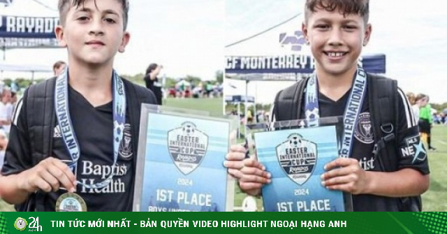 Con trai của Messi chính thức xuất trận đá giải