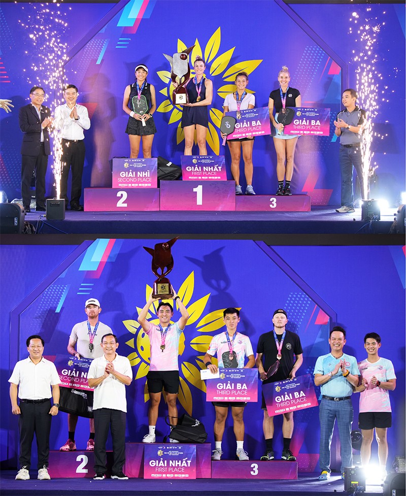 Bế mạc giải Pickleball PWR Thủ Đức HTV DJOY mở rộng - Cúp WARRIOR