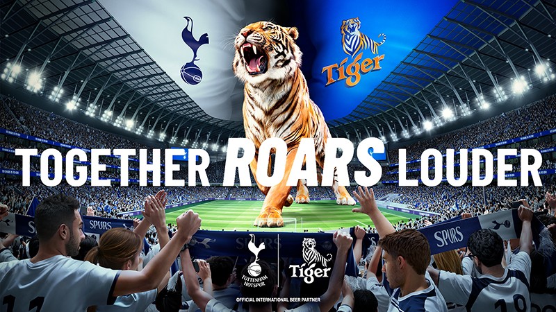Tiger® Beer trở thành Bia chính thức của Câu lạc bộ Tottenham Hotspur