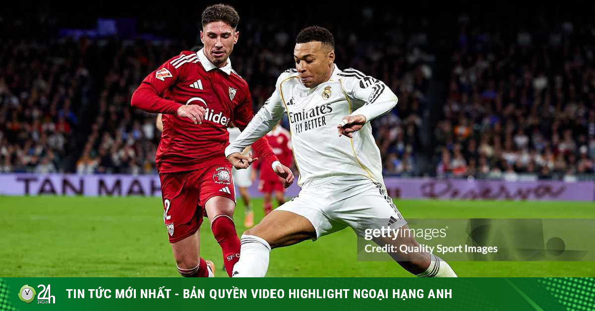 Trực tiếp bóng đá Real Madrid - Sevilla: Suýt có bàn gỡ (La Liga) (Hết giờ)